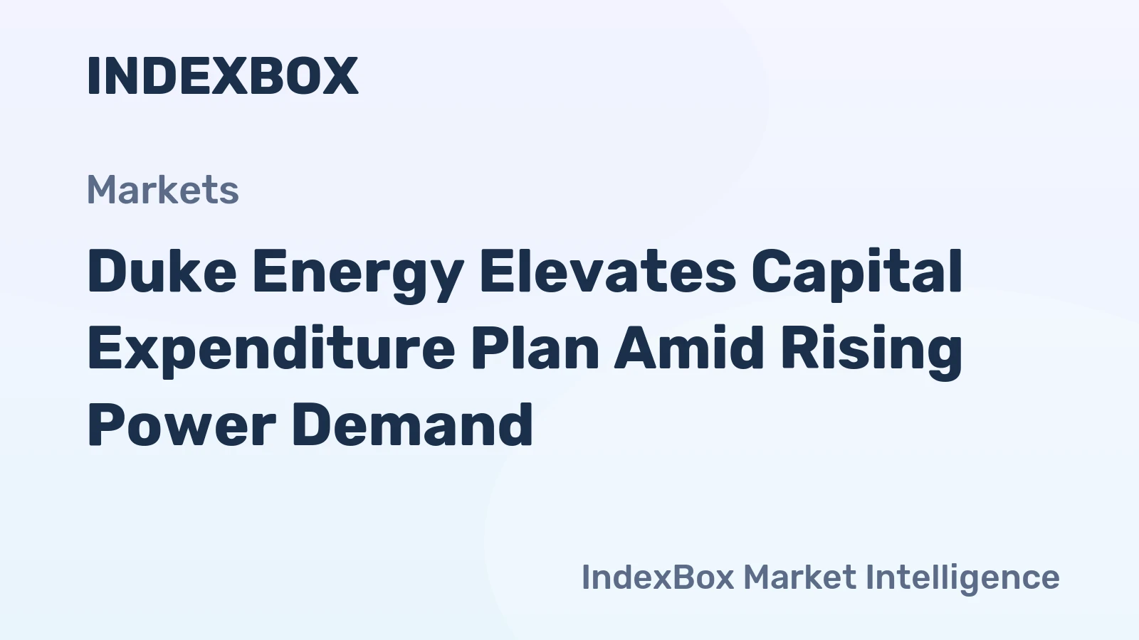 Duke Energy Elevates Capital Expenditure Plan Amid Rising Power Demand