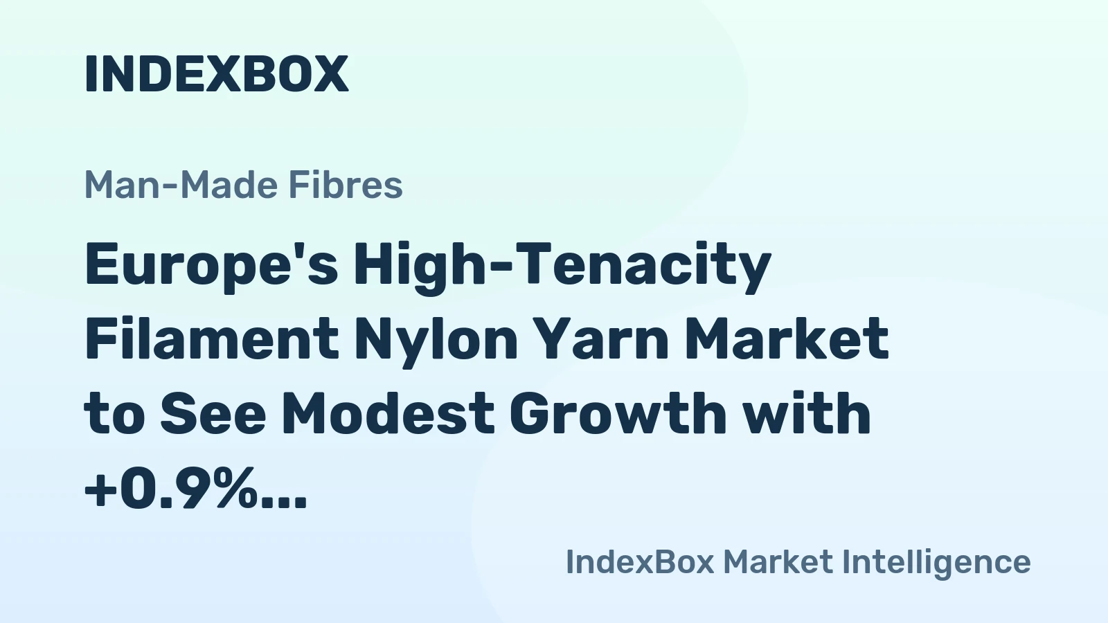 Europe's High-Tenacity Filament Nylon Yarn Market to See Modest Growth with +0.9% CAGR