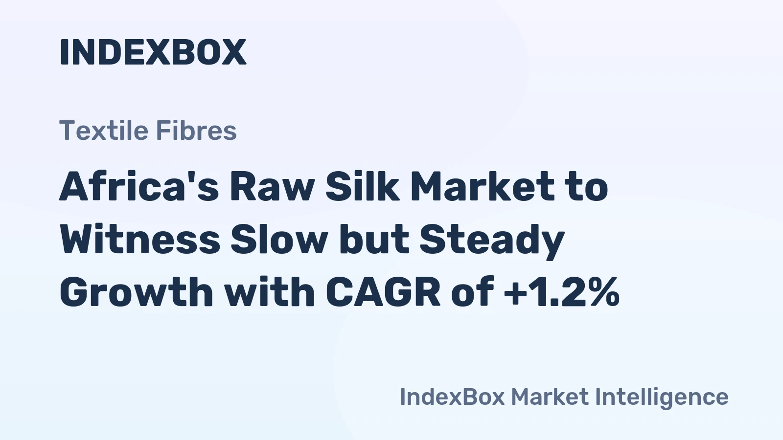 Africa's Raw Silk Market to Witness Slow but Steady Growth with CAGR of +1.2%