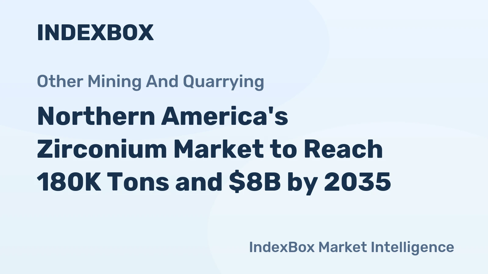 Northern America's Zirconium Market to Reach 180K Tons and $8B by 2035