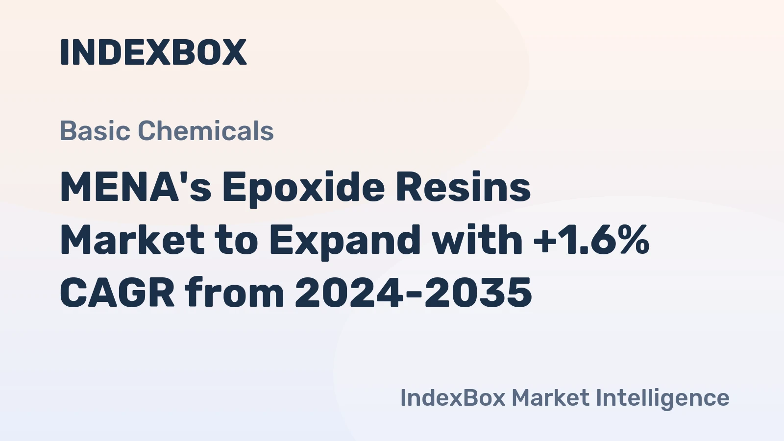 MENA's Epoxide Resins Market to Expand with +1.6% CAGR from 2024-2035