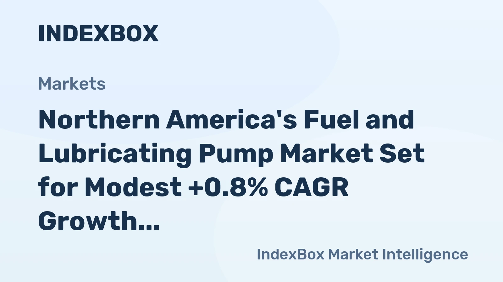 Northern America's Fuel and Lubricating Pump Market Set for Modest +0.8% CAGR Growth Through 2035