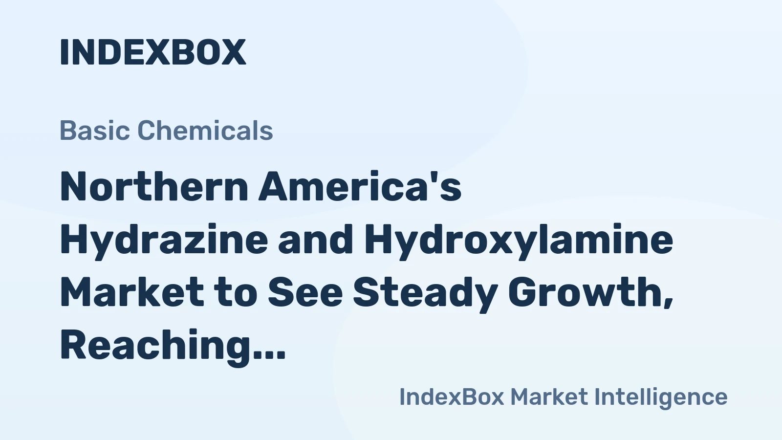 Northern America's Hydrazine and Hydroxylamine Market to See Steady Growth, Reaching 7.8K tons and $41M by 2035