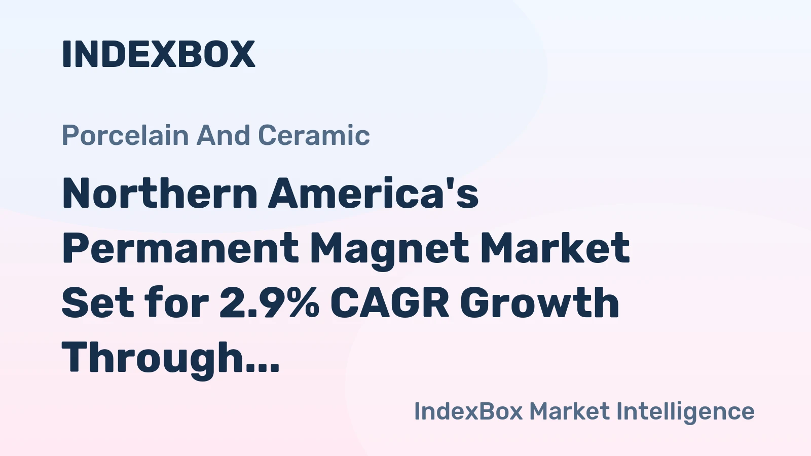 Northern America's Permanent Magnet Market Set for 2.9% CAGR Growth Through 2035