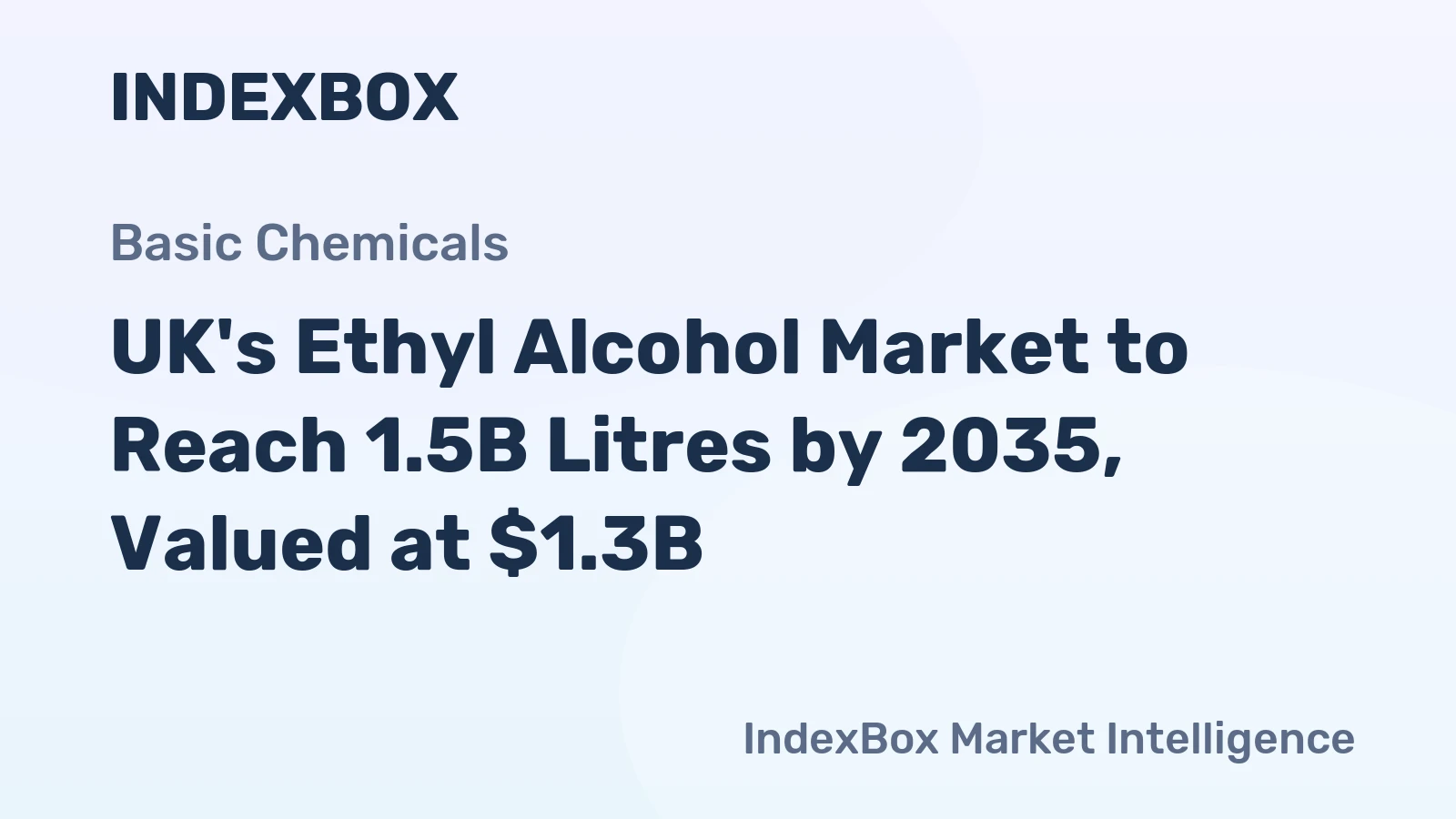 UK's Ethyl Alcohol Market to Reach 1.5B Litres by 2035, Valued at $1.3B