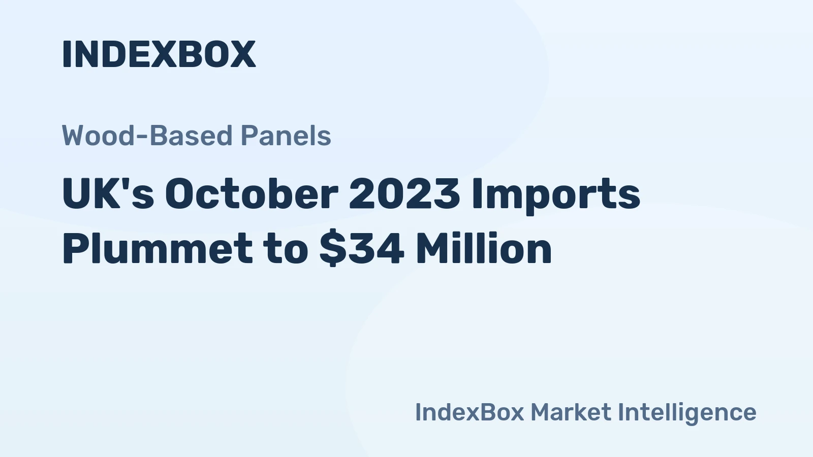 UK's October 2023 Imports Plummet to $34 Million