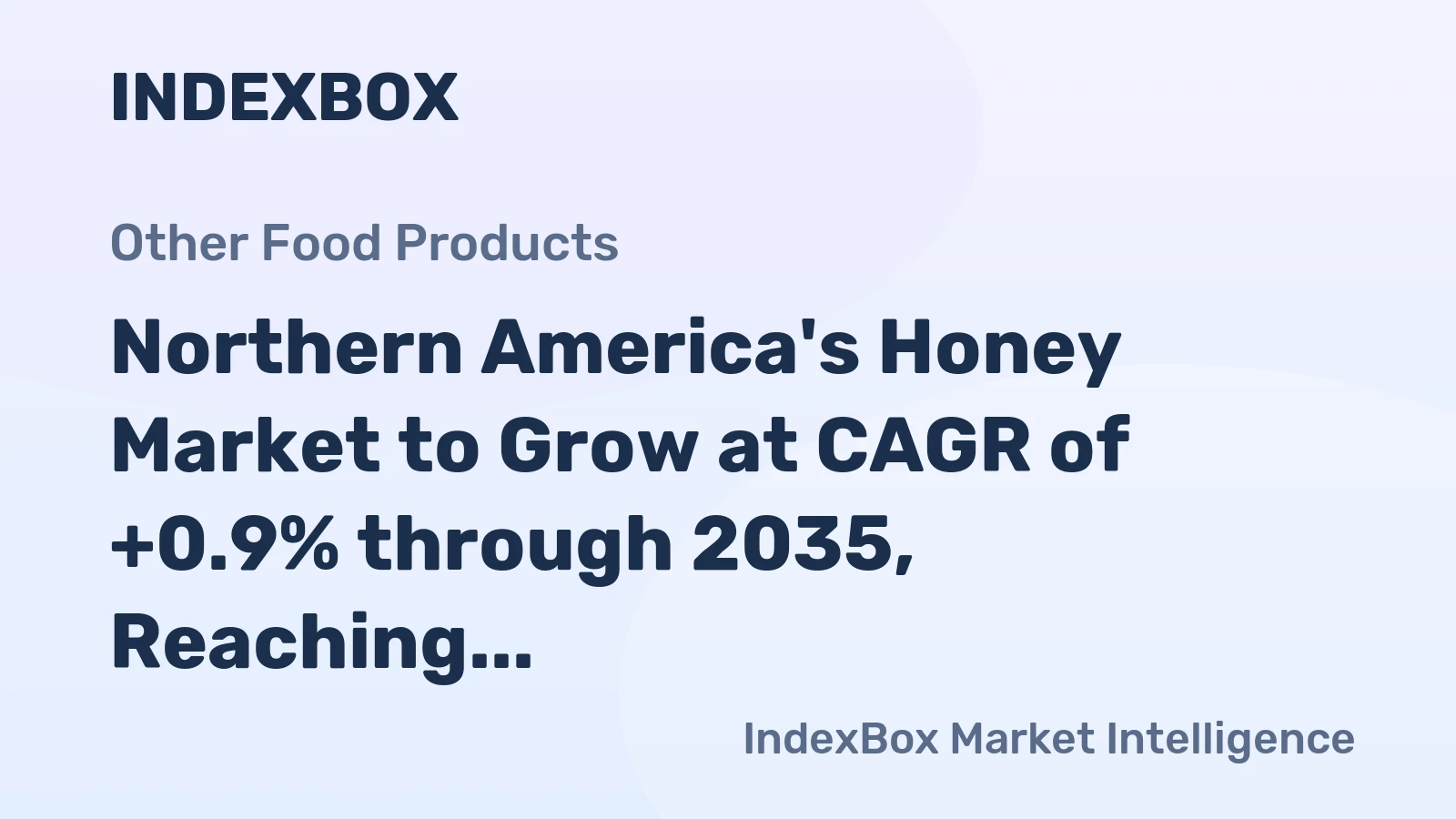 Northern America's Honey Market to Grow at CAGR of +0.9% through 2035, Reaching $1.1B in Value