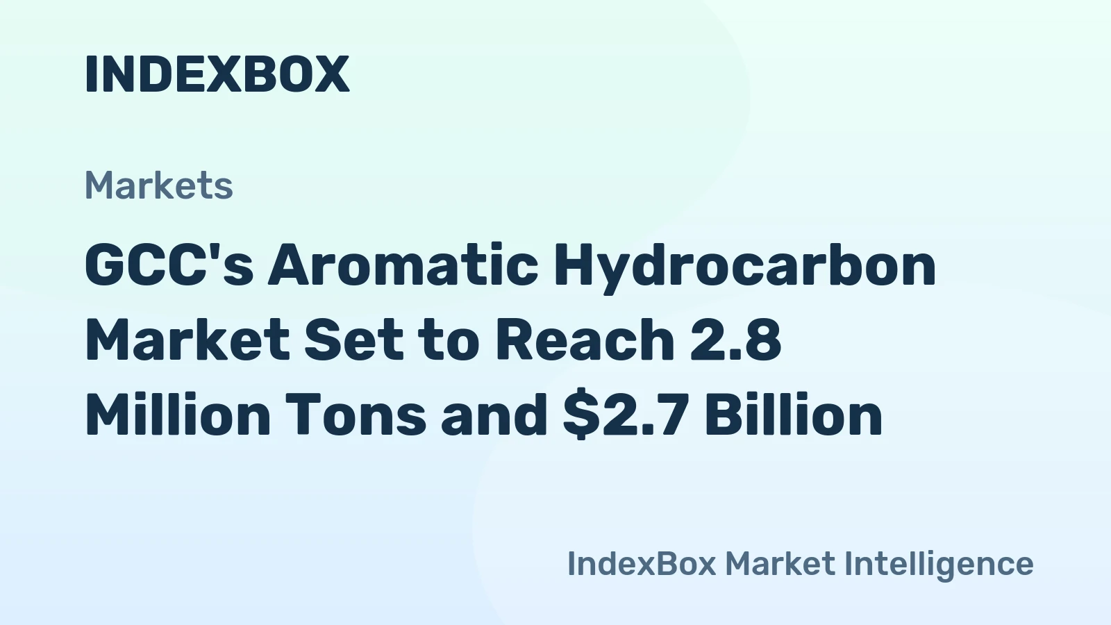 GCC's Aromatic Hydrocarbon Market Set to Reach 2.8 Million Tons and $2.7 Billion