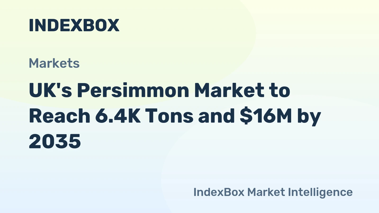 UK's Persimmon Market to Reach 6.4K Tons and $16M by 2035