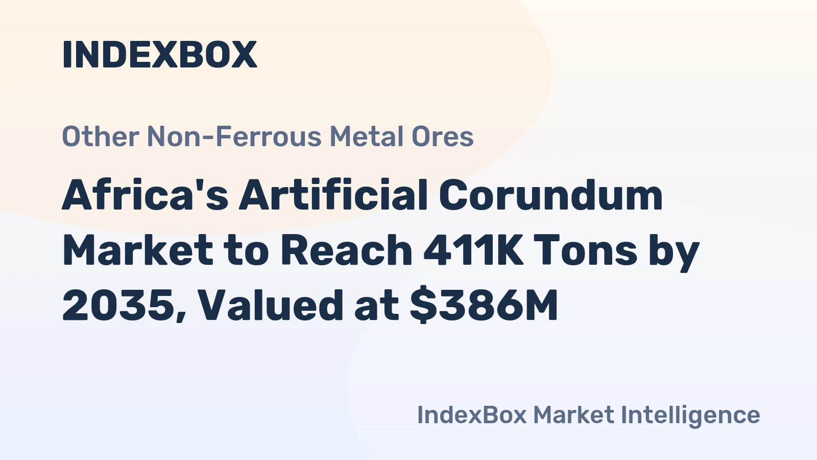 Africa's Artificial Corundum Market to Reach 411K Tons by 2035, Valued at $386M