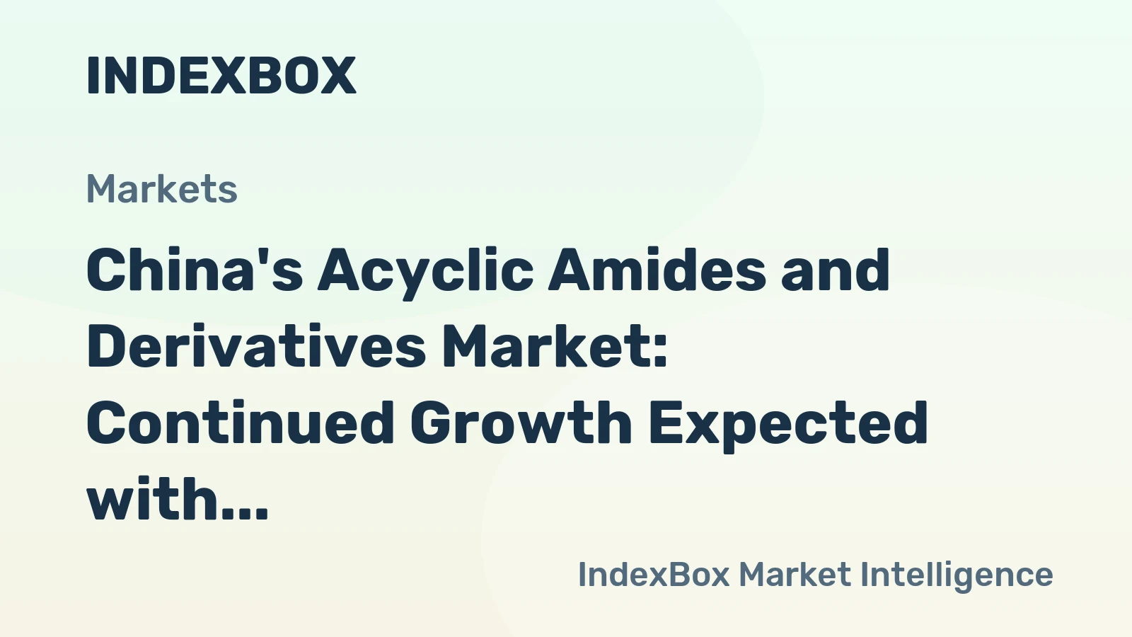 China's Acyclic Amides and Derivatives Market: Continued Growth Expected with Volume Reaching 632K Tons and Value at $1.5B by 2035