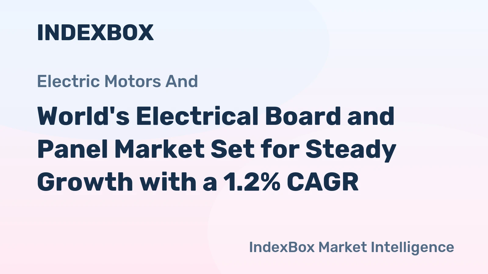 World's Electrical Board and Panel Market Set for Steady Growth with a 1.2% CAGR