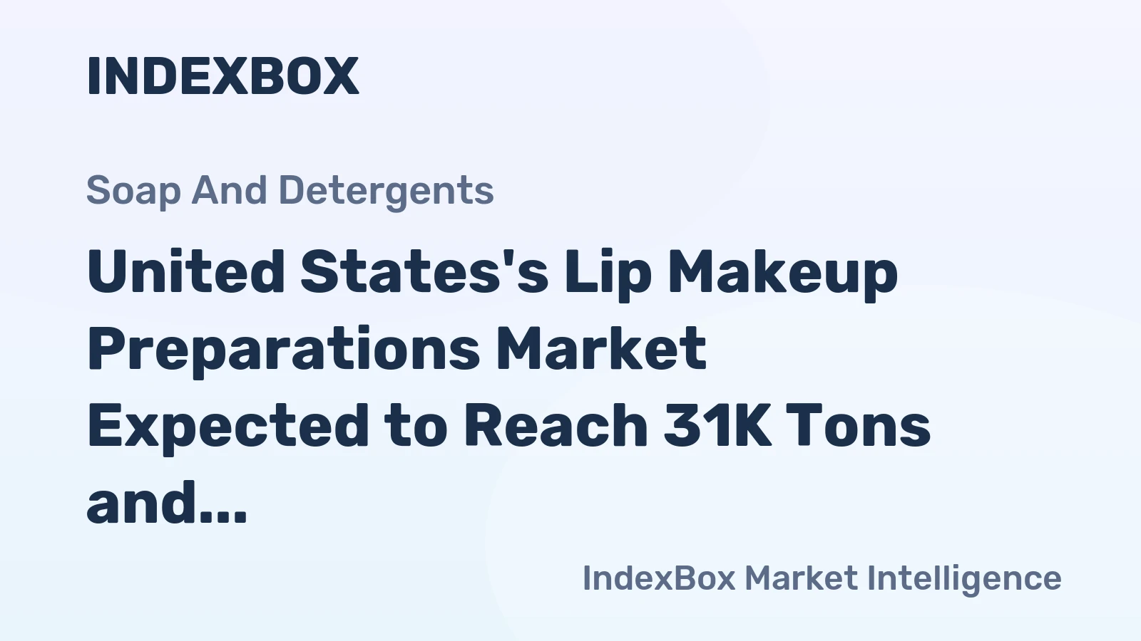 United States's Lip Makeup Preparations Market Expected to Reach 31K Tons and $1.4B by 2035