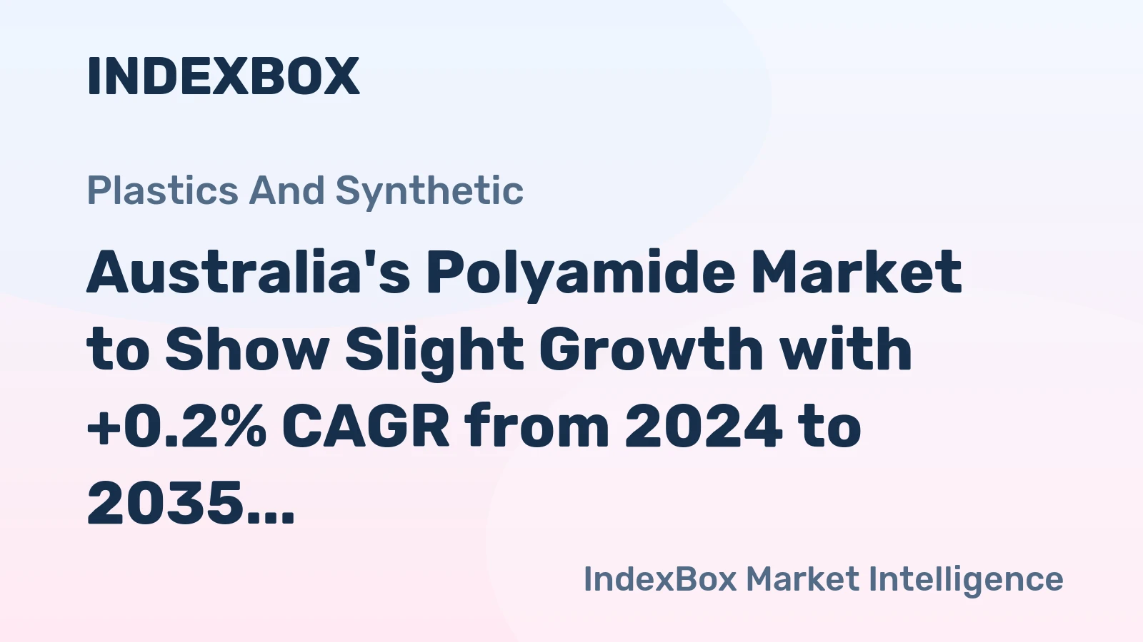 Australia's Polyamide Market to Show Slight Growth with +0.2% CAGR from 2024 to 2035