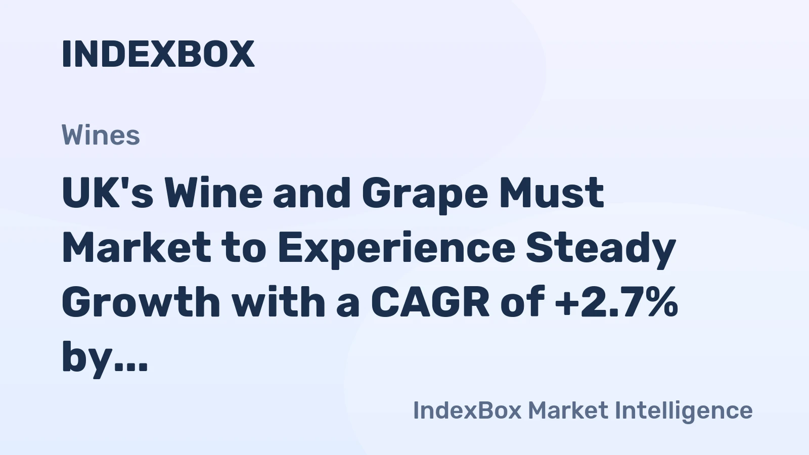 UK's Wine and Grape Must Market to Experience Steady Growth with a CAGR of +2.7% by 2035