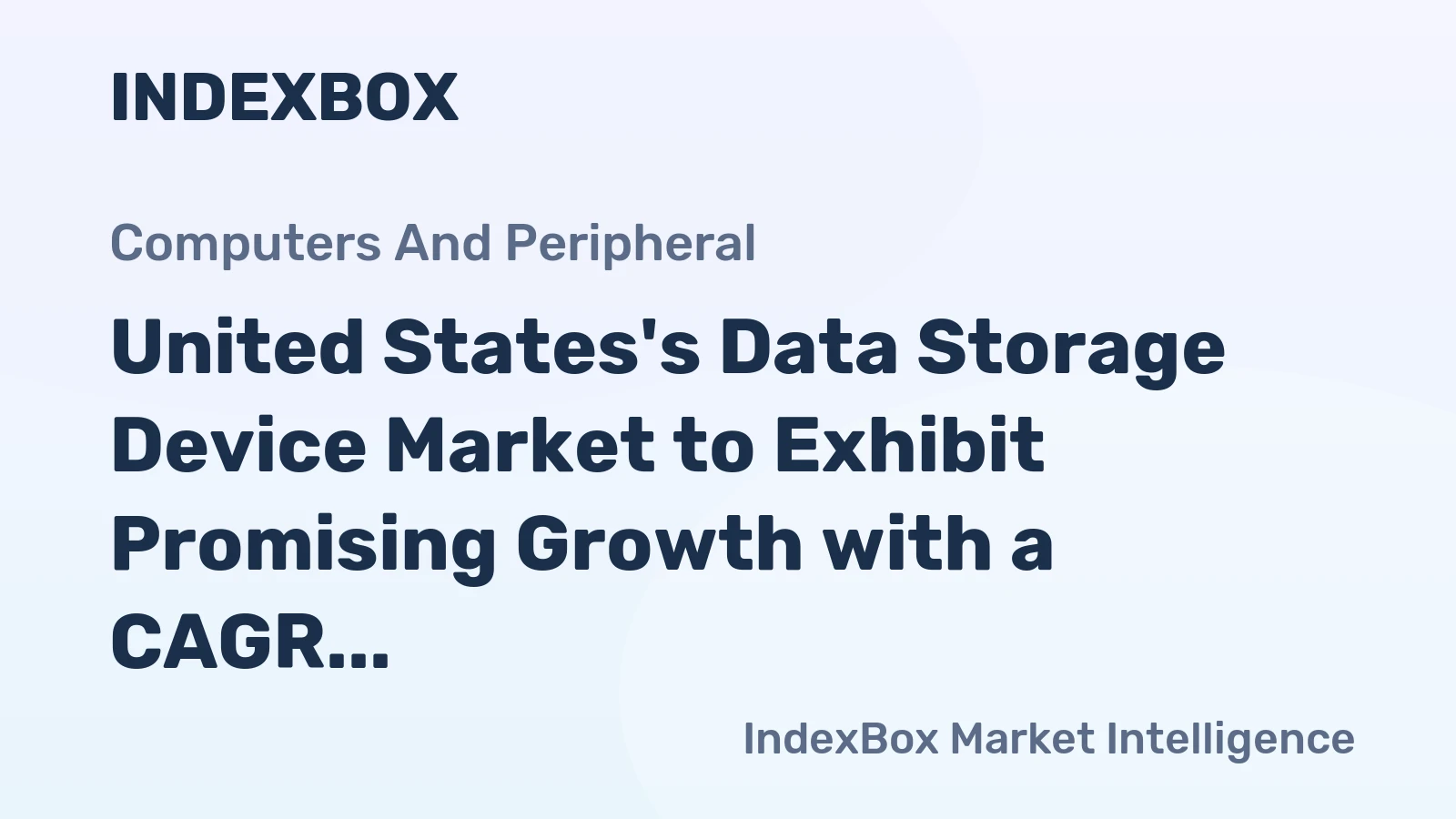 United States's Data Storage Device Market to Exhibit Promising Growth with a CAGR of +5.9% from 2024 to 2035