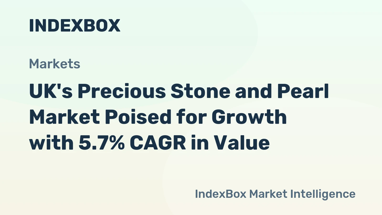 UK's Precious Stone and Pearl Market Poised for Growth with 5.7% CAGR in Value