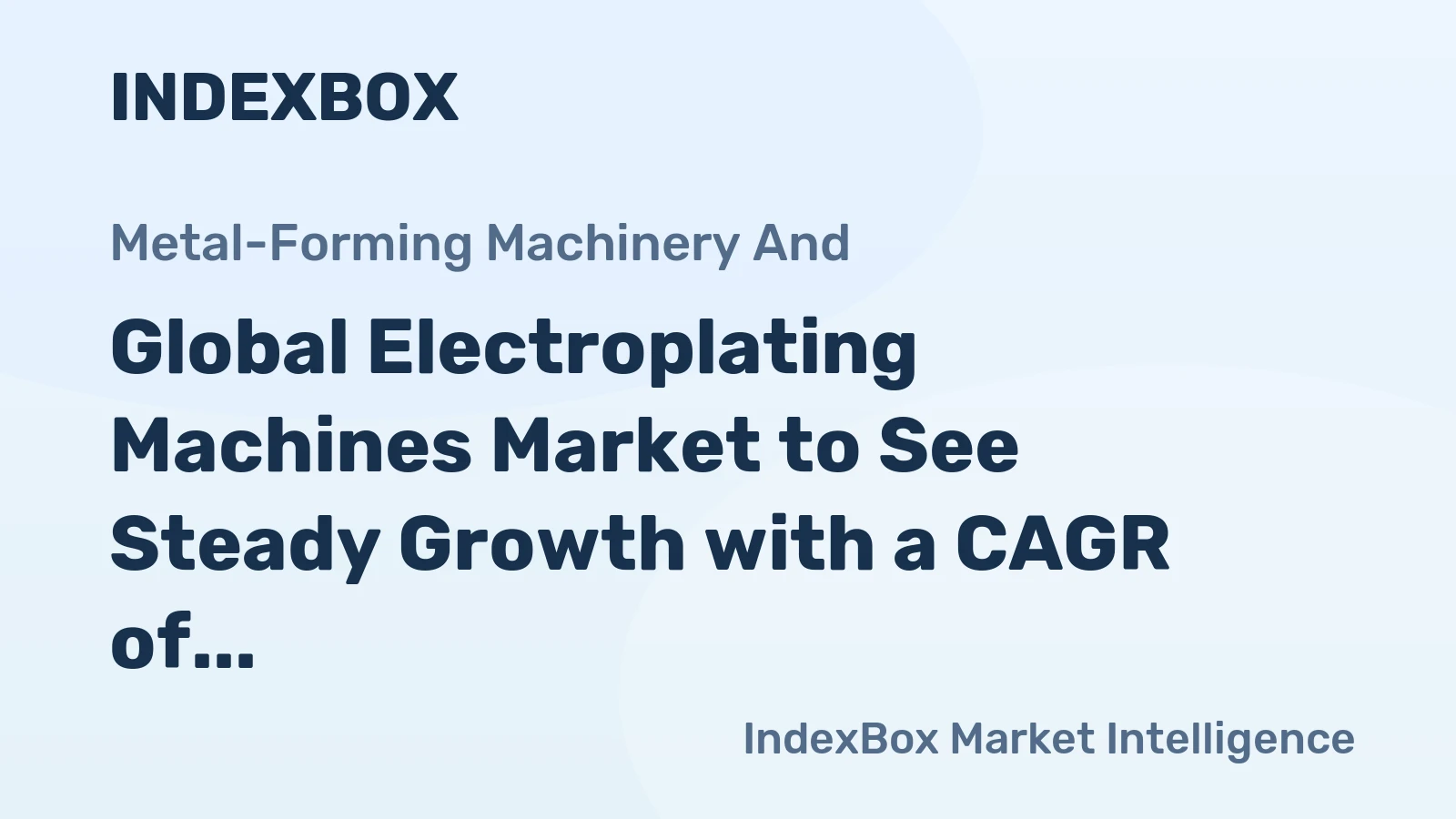 Global Electroplating Machines Market to See Steady Growth with a CAGR of +1.6% from 2024 to 2035