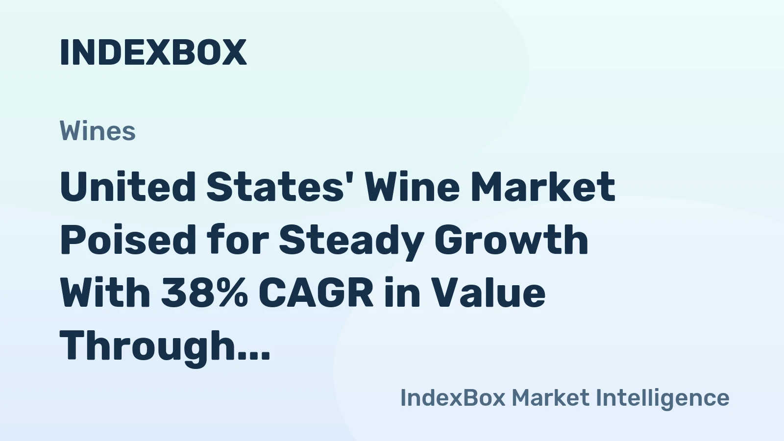 United States' Wine Market Poised for Steady Growth With 38% CAGR in Value Through 2035