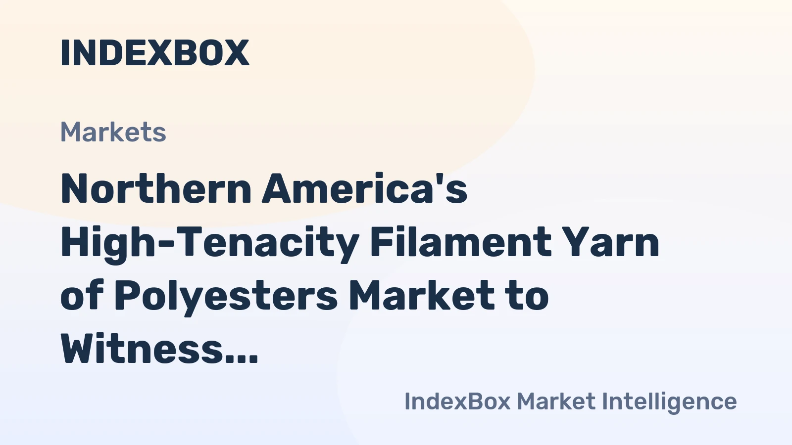 Northern America's High-Tenacity Filament Yarn of Polyesters Market to Witness Decelerated Growth with a CAGR of +0.5% from 2024 to 2035