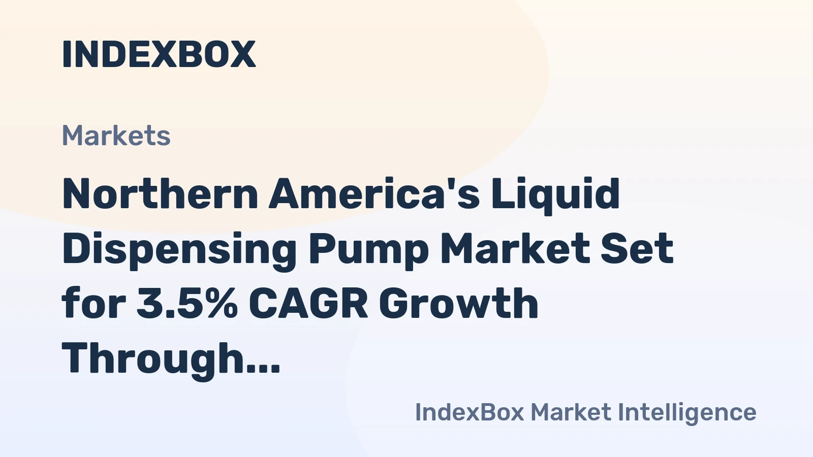 Northern America's Liquid Dispensing Pump Market Set for 3.5% CAGR Growth Through 2035