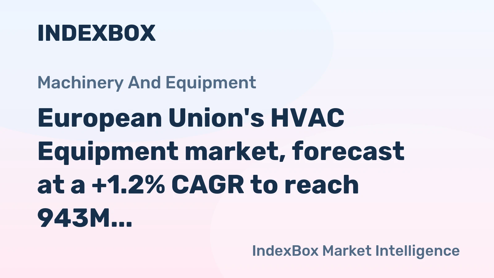 European Union's HVAC Equipment market, forecast at a +1.2% CAGR to reach 943M units by 2035, is set for an upward trend after recent declines.