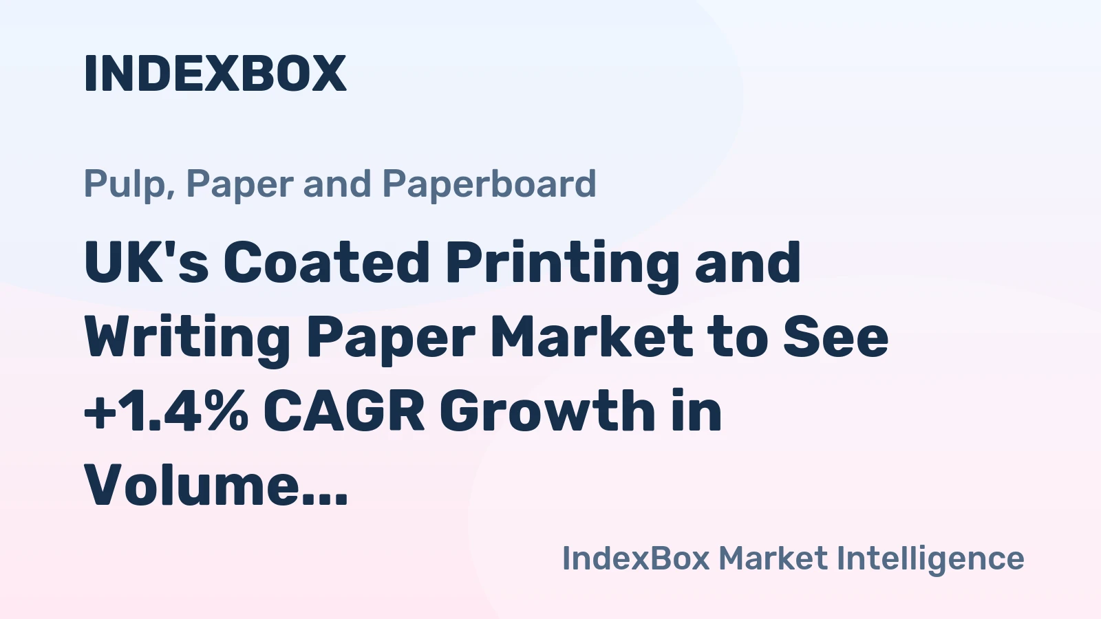 UK's Coated Printing and Writing Paper Market to See +1.4% CAGR Growth in Volume by 2035
