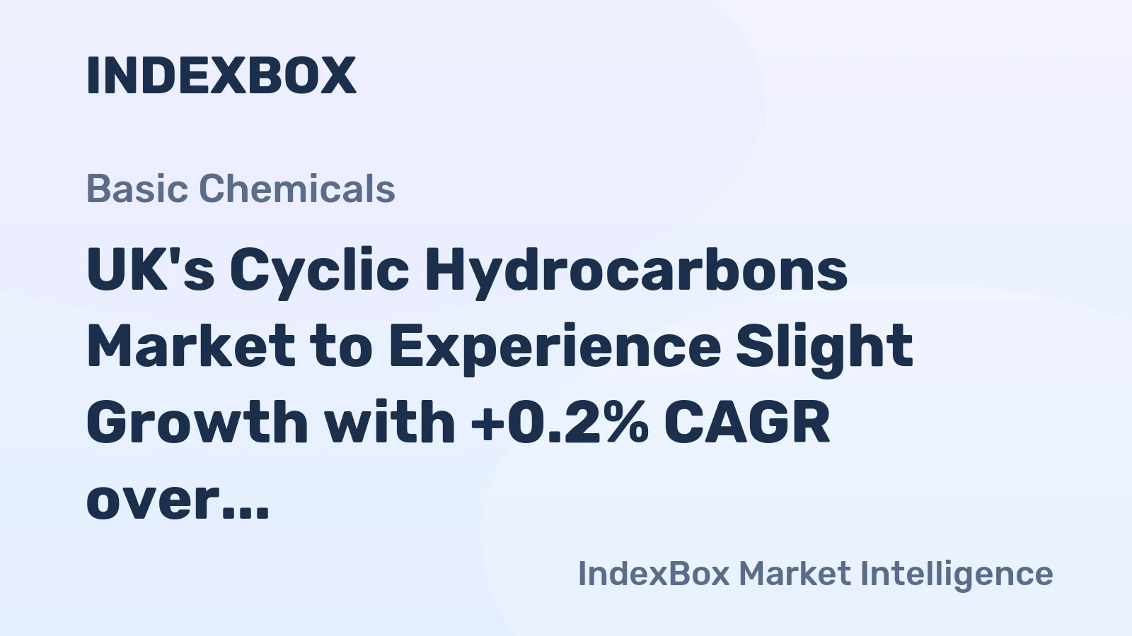 UK's Cyclic Hydrocarbons Market to Experience Slight Growth with +0.2% CAGR over Next Decade