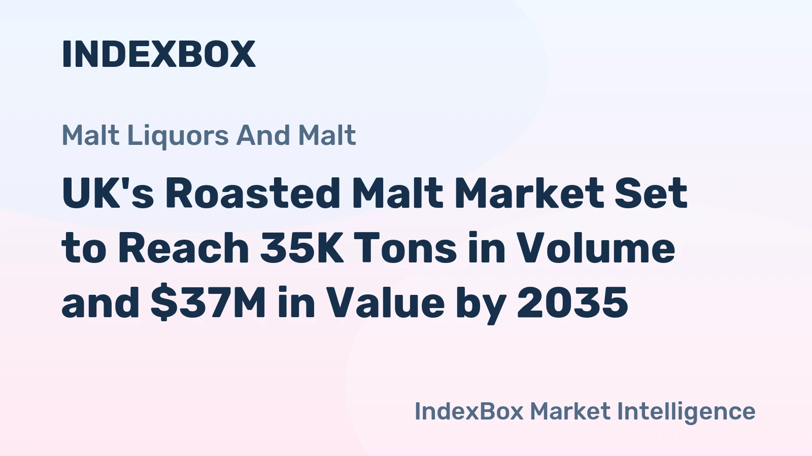 UK's Roasted Malt Market Set to Reach 35K Tons in Volume and $37M in Value by 2035
