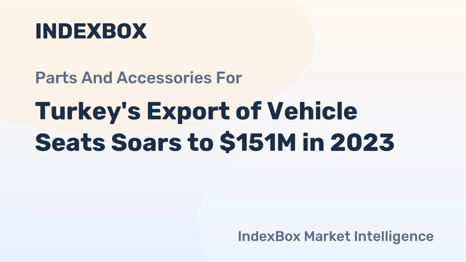 Turkey's Export of Vehicle Seats Soars to $151M in 2023