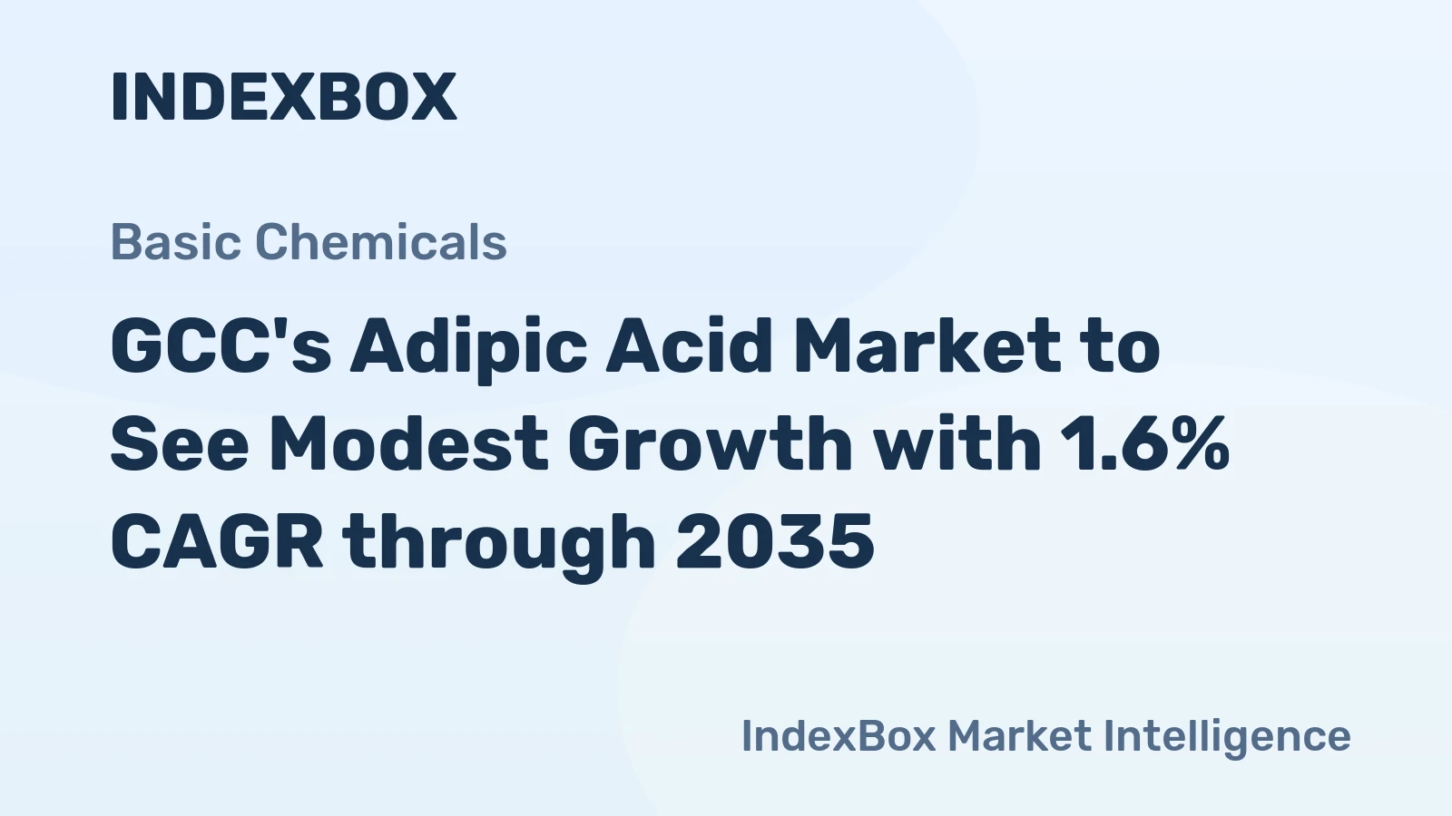 GCC's Adipic Acid Market to See Modest Growth with 1.6% CAGR through 2035