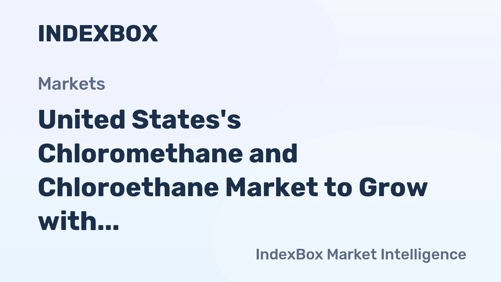 United States's Chloromethane and Chloroethane Market to Grow with a CAGR of +1.3% Over 2024-2035, Reaching 3.1M Tons