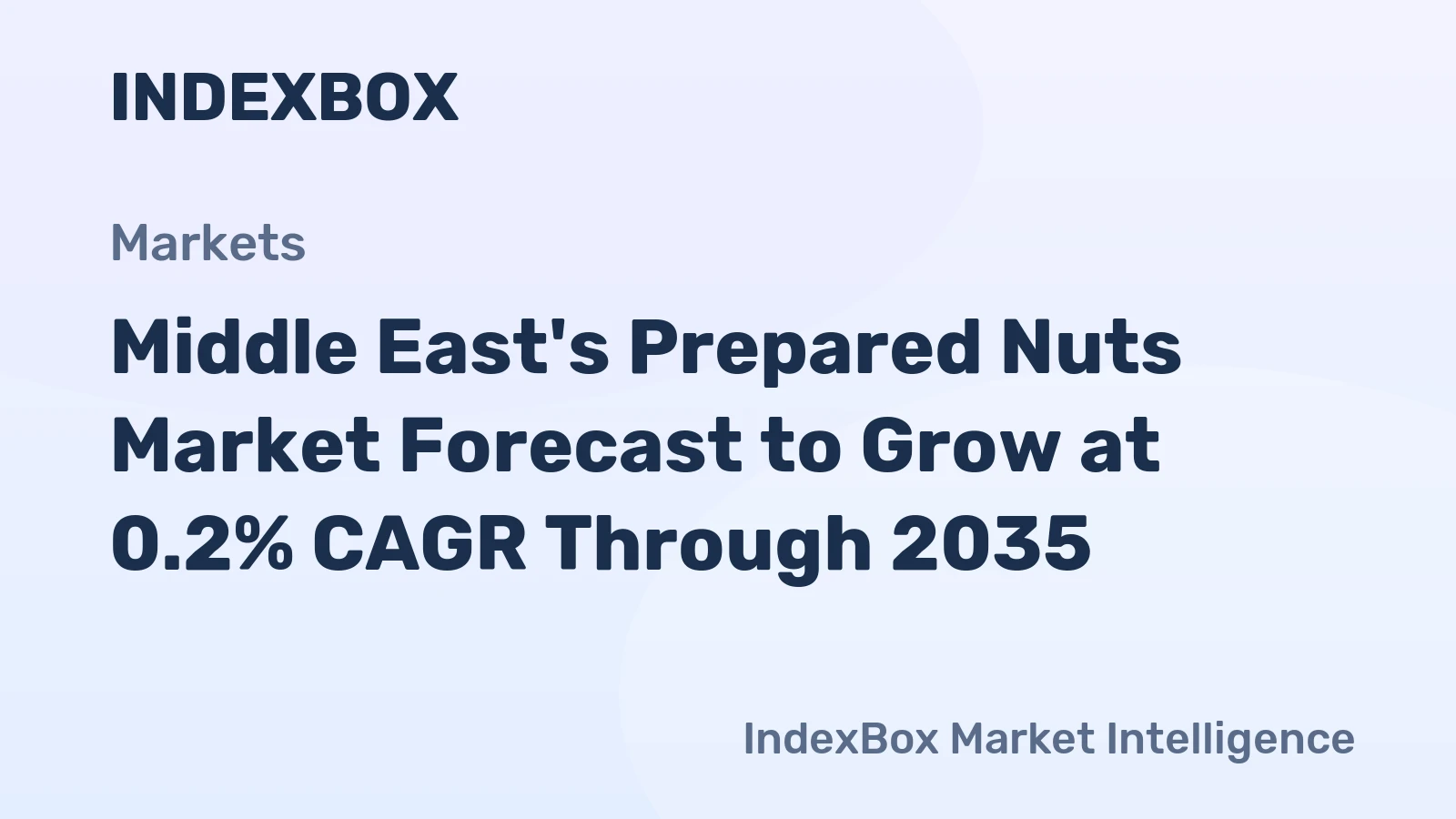 Middle East's Prepared Nuts Market Forecast to Grow at 0.2% CAGR Through 2035