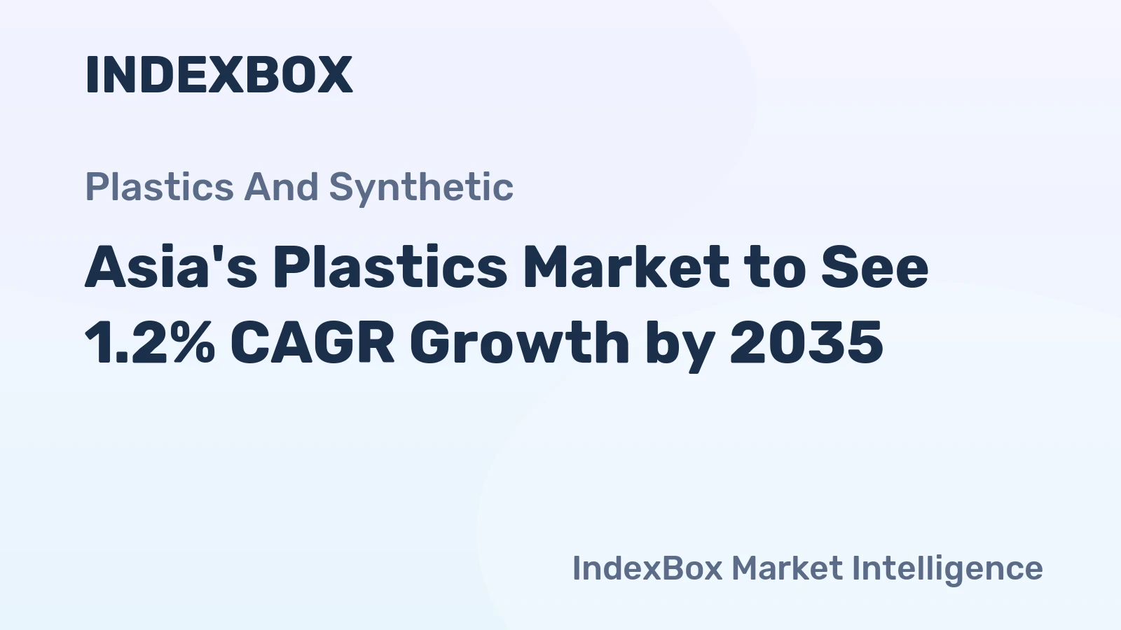 Asia's Plastics Market to See 1.2% CAGR Growth by 2035