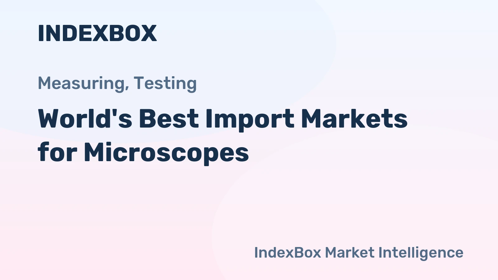 World's Best Import Markets for Microscopes