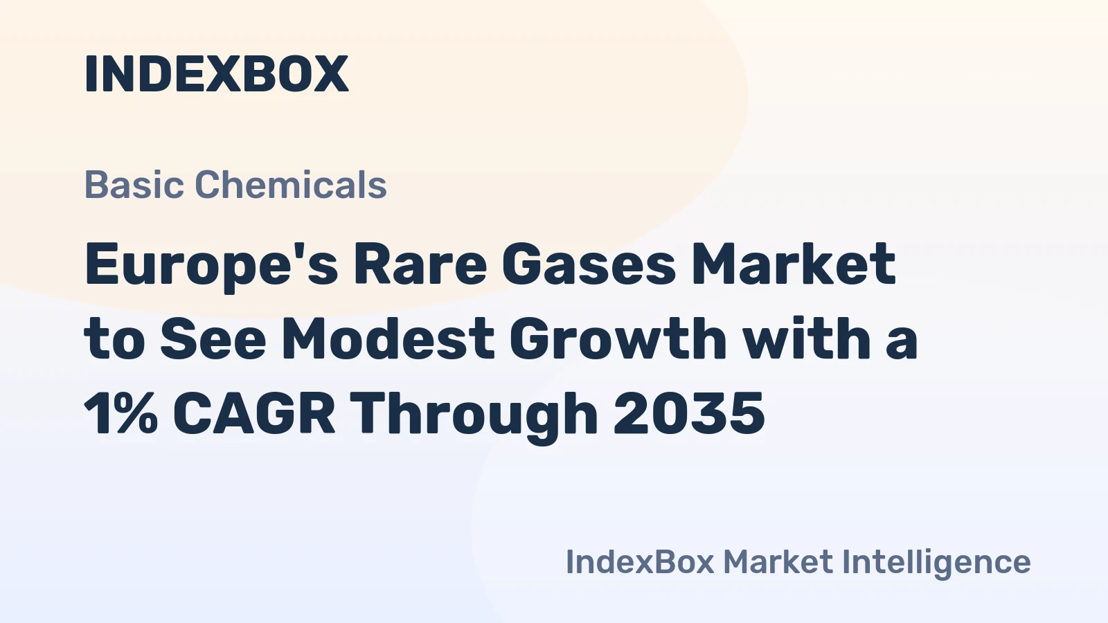 Europe's Rare Gases Market to See Modest Growth with a 1% CAGR Through 2035