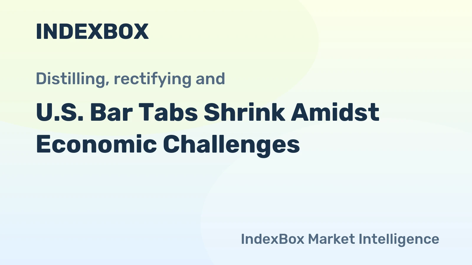 U.S. Bar Tabs Shrink Amidst Economic Challenges