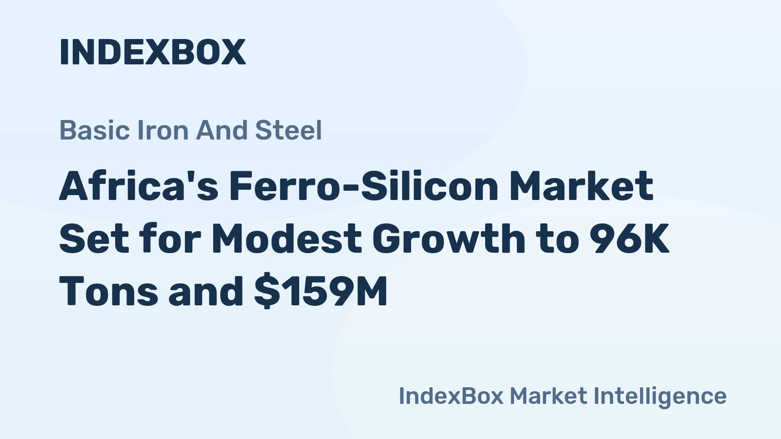 Africa's Ferro-Silicon Market Set for Modest Growth to 96K Tons and $159M