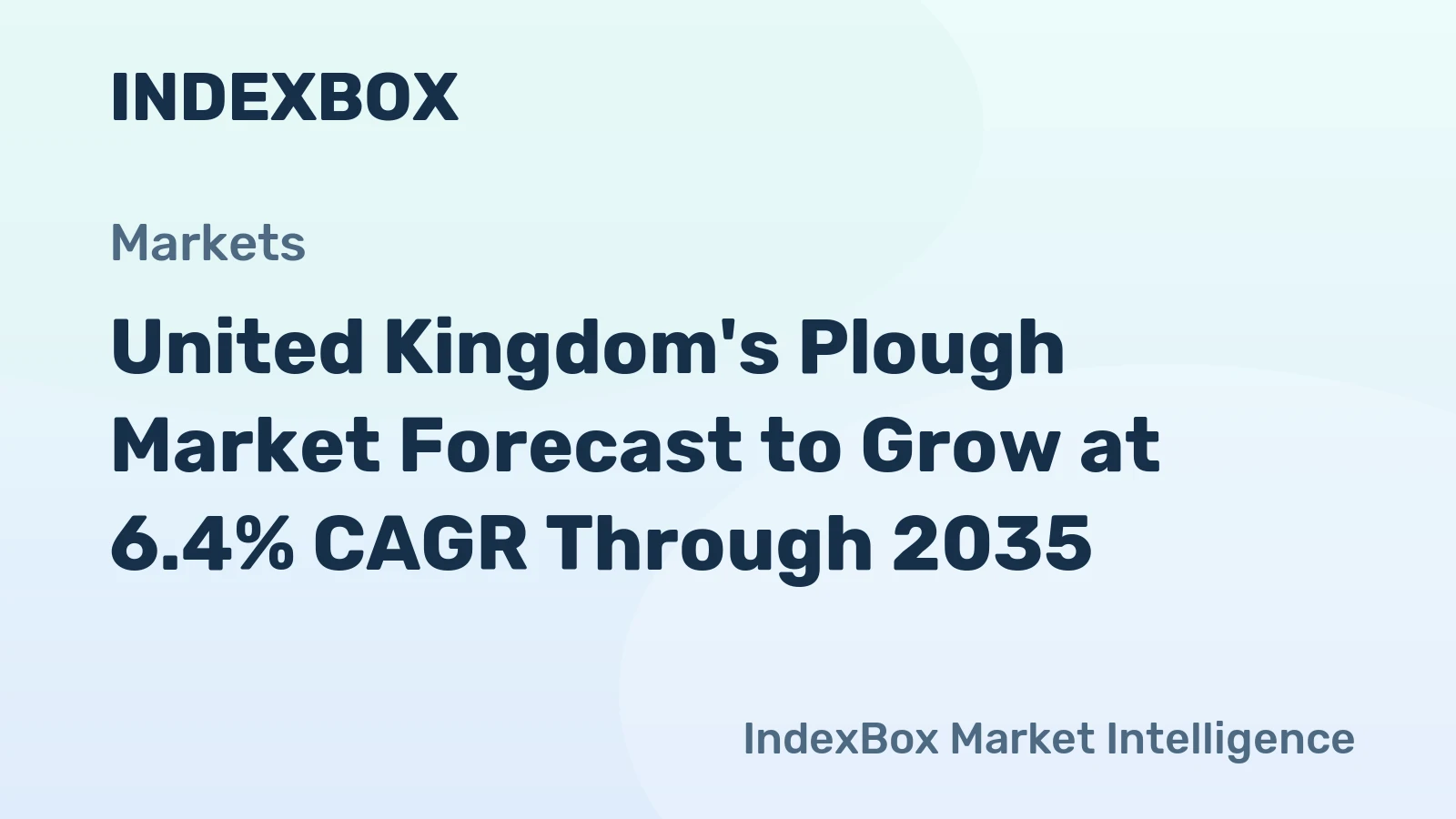 United Kingdom's Plough Market Forecast to Grow at 6.4% CAGR Through 2035