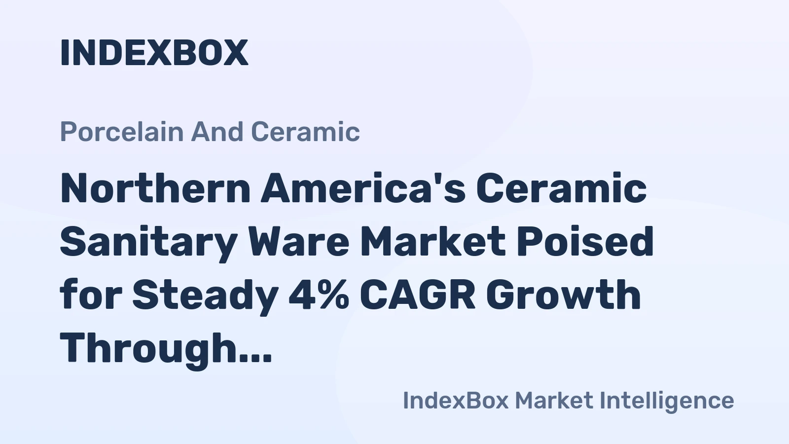 Northern America's Ceramic Sanitary Ware Market Poised for Steady 4% CAGR Growth Through 2035