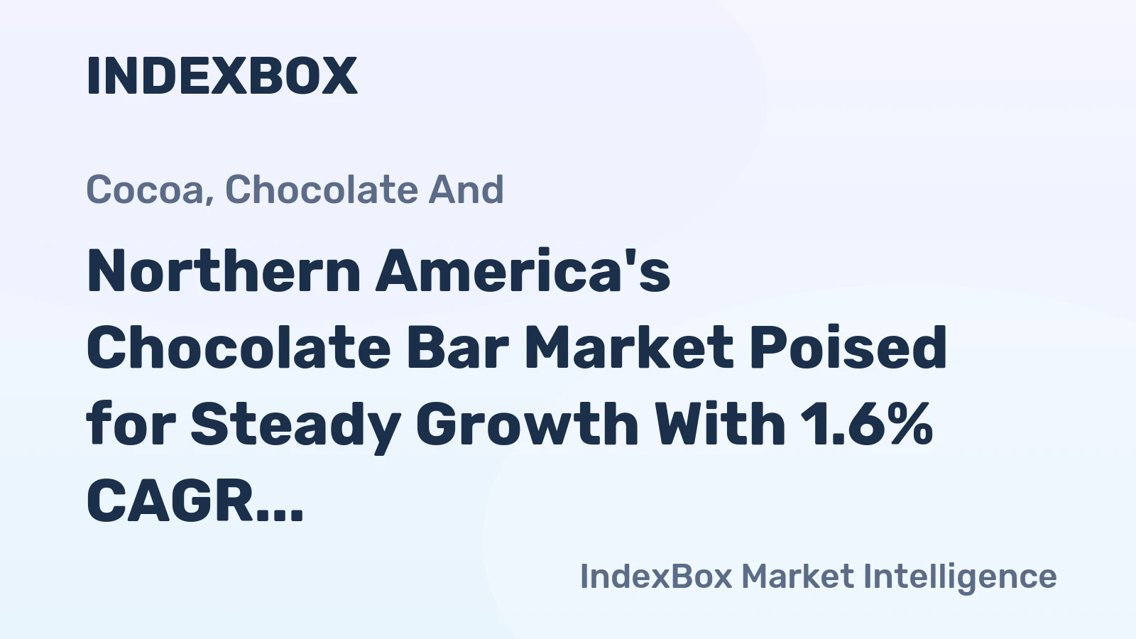 Northern America's Chocolate Bar Market Poised for Steady Growth With 1.6% CAGR Through 2035