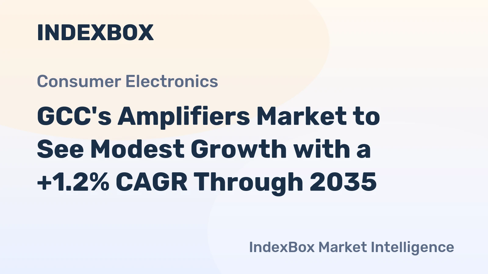 GCC's Amplifiers Market to See Modest Growth with a +1.2% CAGR Through 2035