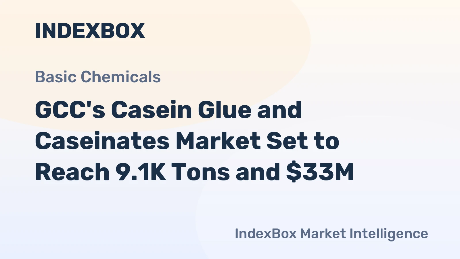 GCC's Casein Glue and Caseinates Market Set to Reach 9.1K Tons and $33M