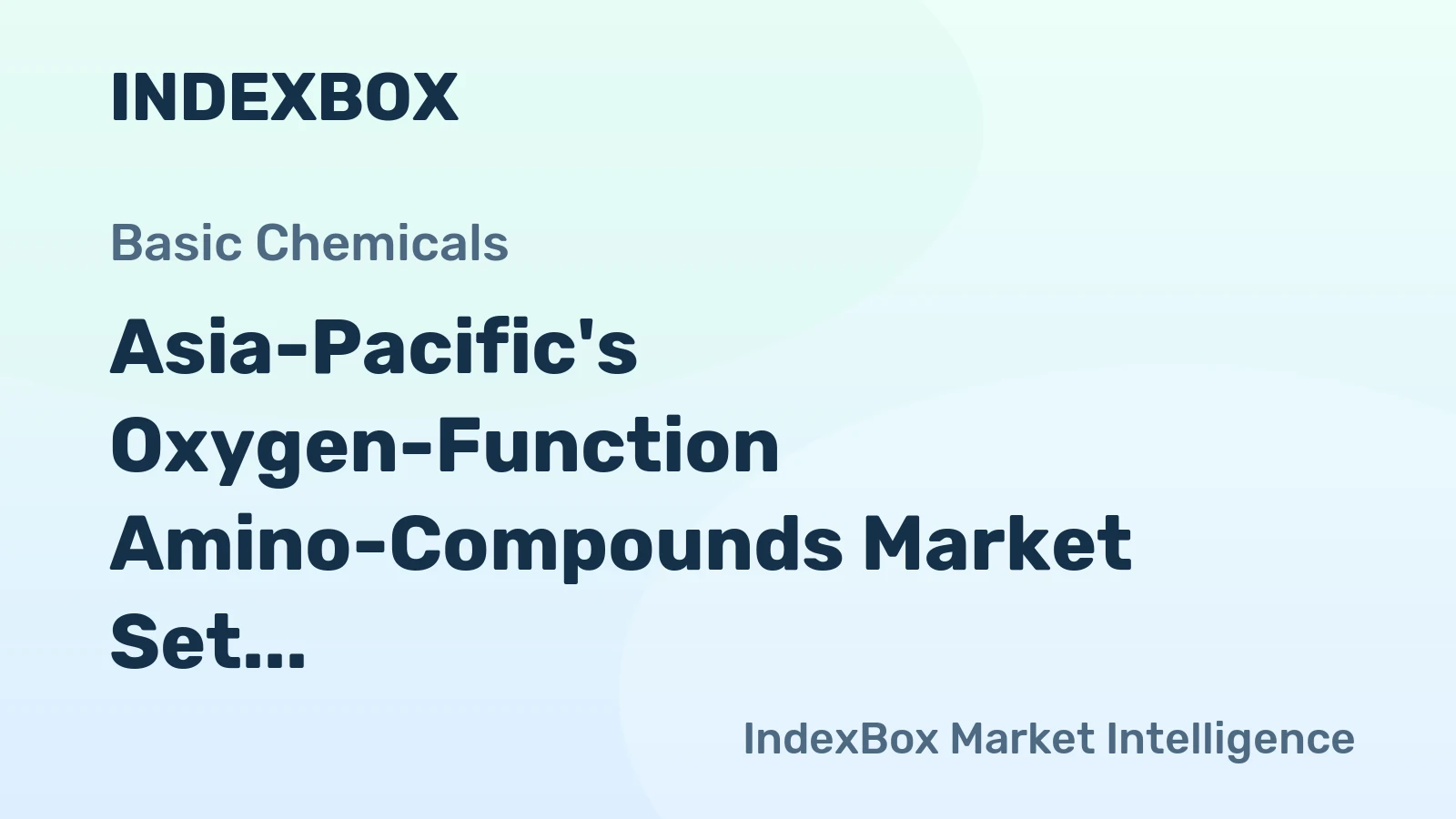 Asia-Pacific's Oxygen-Function Amino-Compounds Market Set for Steady Growth with a 4.5% CAGR in Value