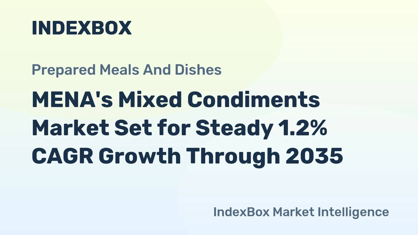 MENA's Mixed Condiments Market Set for Steady 1.2% CAGR Growth Through 2035