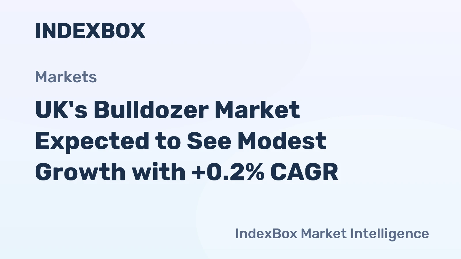 UK's Bulldozer Market Expected to See Modest Growth with +0.2% CAGR