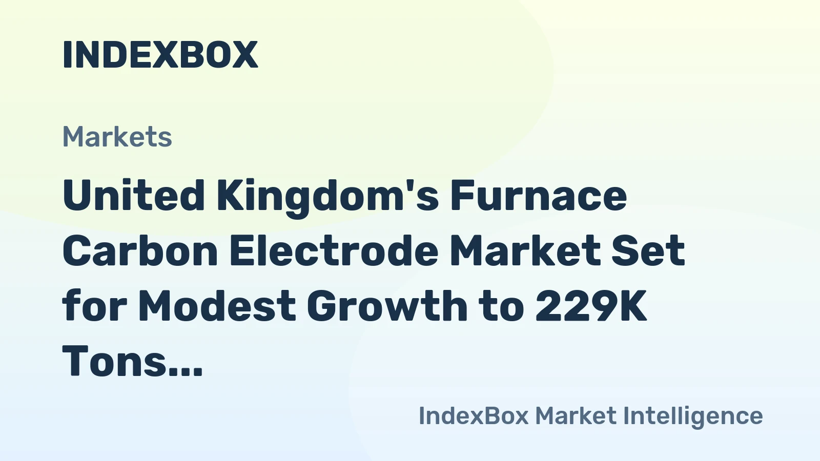 United Kingdom's Furnace Carbon Electrode Market Set for Modest Growth to 229K Tons and $1.1B by 2035