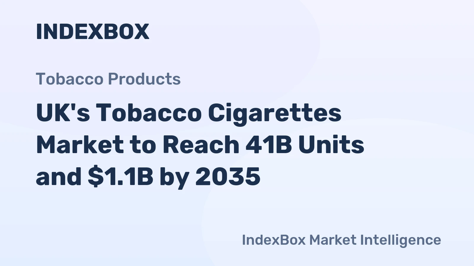 UK's Tobacco Cigarettes Market to Reach 41B Units and $1.1B by 2035