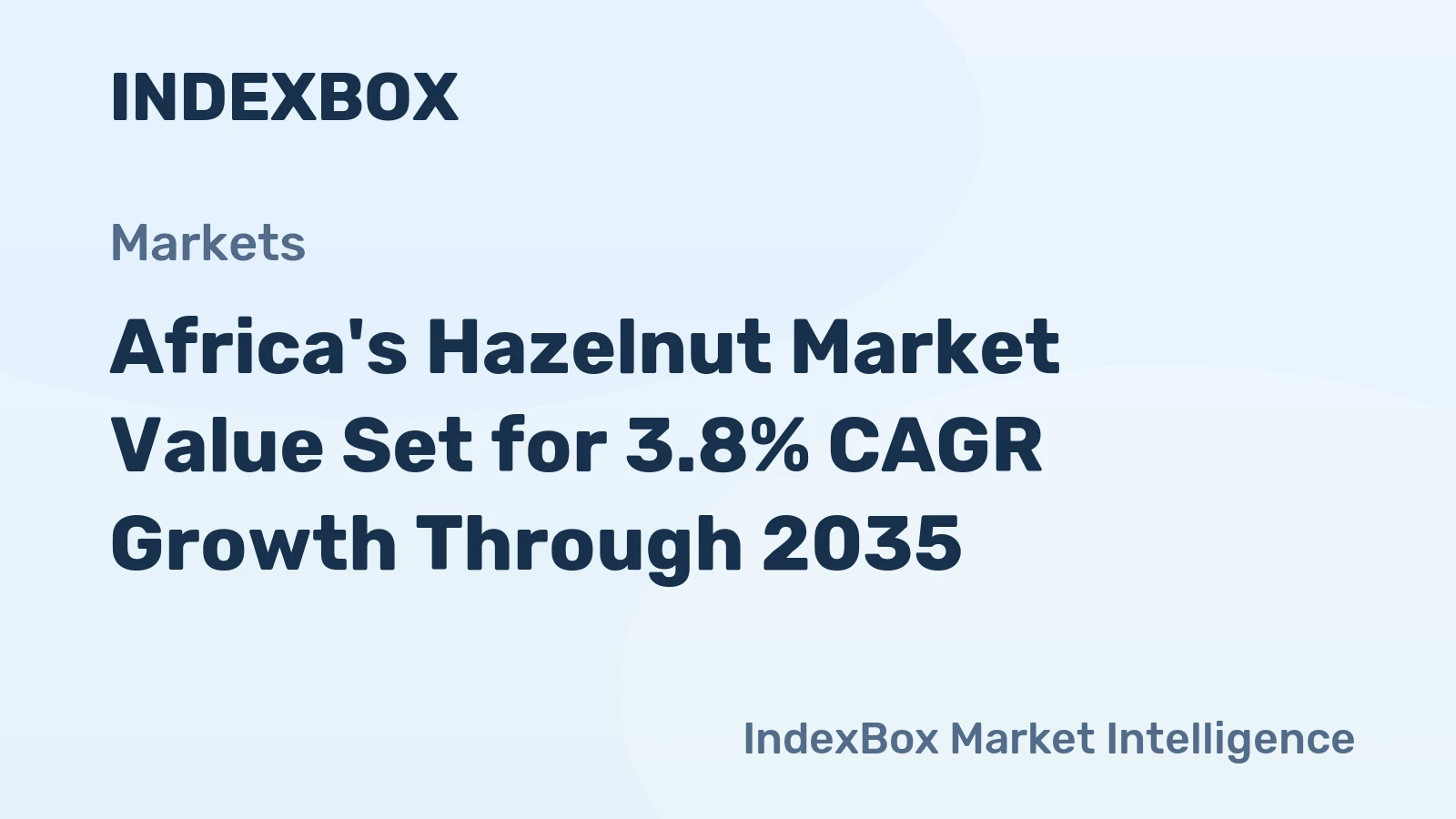 Africa's Hazelnut Market Value Set for 3.8% CAGR Growth Through 2035