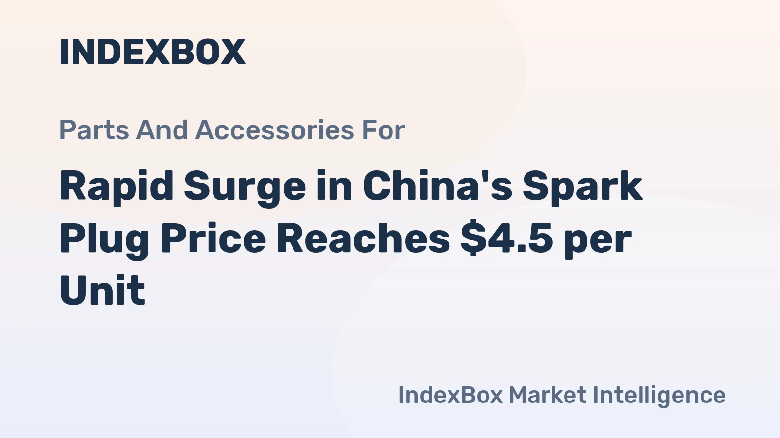 Rapid Surge in China's Spark Plug Price Reaches $4.5 per Unit